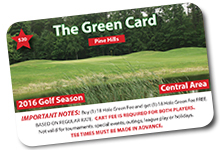 2015 Wisconsin Golf Discount Card - Wisconsin Green Card
